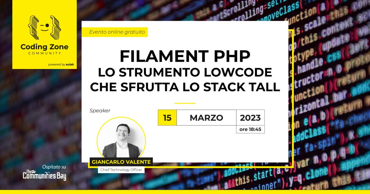 Filament PHP: lo strumento lowcode che sfrutta lo stack TALL