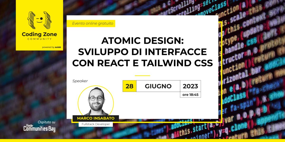Atomic Design: Sviluppo di interfacce con React e Tailwind CSS